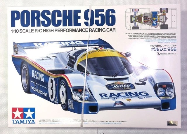 TAMIYA 1/10 RC Porsche 956 Assembly Kit 47508 2WD Direct Drive Car £329 ...