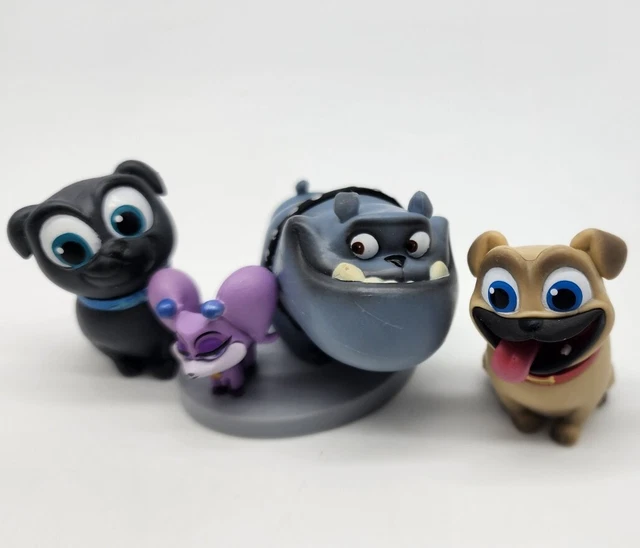 DISNEY JUNIOR PUPPY Dog Pals Cupcake Rufus Bingo Rolly Figure Cake ...