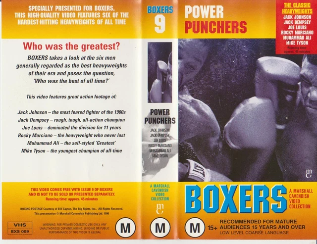 POWER PUNCHERS-ALI:TYSON:LOUIS:DEMPSEY? - RARE Marshall Cavendish ...