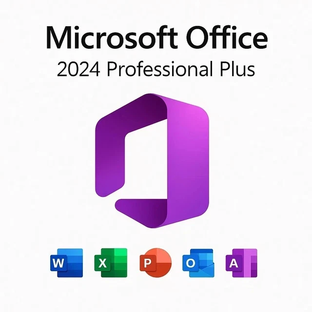 MICROSOFT OFFICE 2024 Professional Plus Lifetime Lizenz 100% Original ...