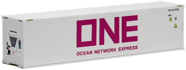 HO SCALE CONTAINER- 491718 - 40ft Refrigerated - ONE $18.50 - PicClick AU