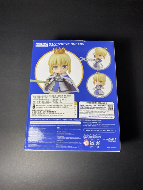 SABER ALTRIA PENDRAGON. Nendoroid 600b Action Figure FGO As Is $79.99 - PicClick CA