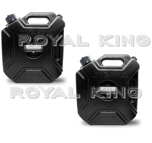 BLACK &JERRY CAN Pair 5 Liters" Fit for Royal Enfield Himalayan 411 £ ...