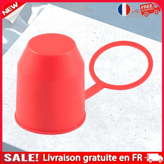 CAR TRAILER BALL Cap PVC Tow Bar Cap Waterproof for Car Ball Head (Red ...