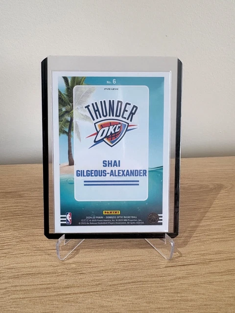 SHAI GILGEOUS-ALEXANDER 2024-25 Donruss Optic Splash! Insert OKC NBA ...