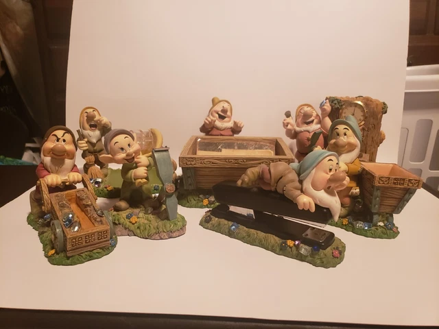 DISNEY SNOW WHITE And The Seven Dwarves Office Desk Accessories Minor ...