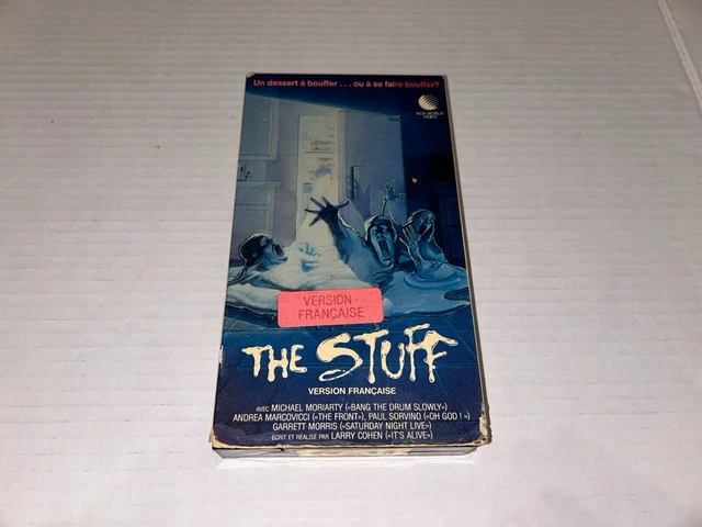 RARE VINTAGE 1985 THE STUFF VHS MOVIE FRENCH FRANCAIS New World ...