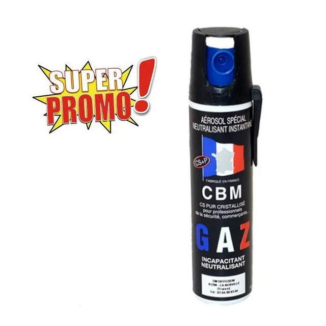 SPRAY ANTI-AGRESSION 75 Gaz Cs -Expedition Rapide- Mondialrelay EUR 12 ...