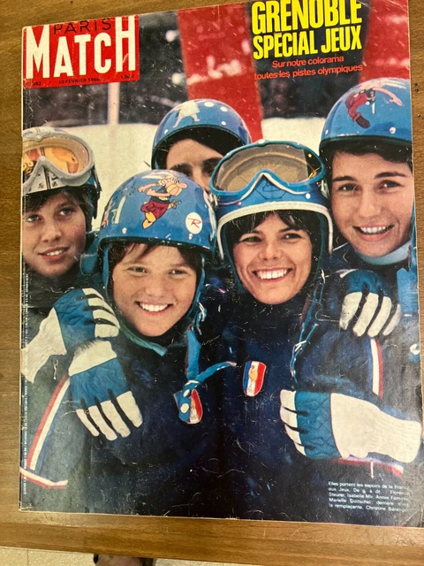 REVUE PARIS-MATCH N° 983 JO de Grenoble EUR 17,00 - PicClick FR