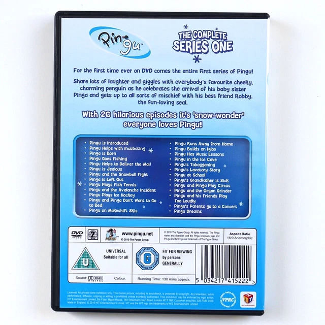 PINGU: COMPLETE SERIES 1 - DVD Box Set (Region 2) - 26 Hilarious ...