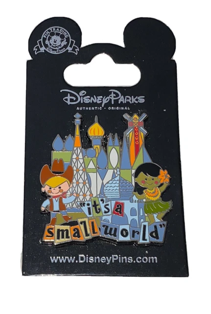 DISNEY PARKS AUTHENTIC Its A Small World Pin New in Original Packaging ...