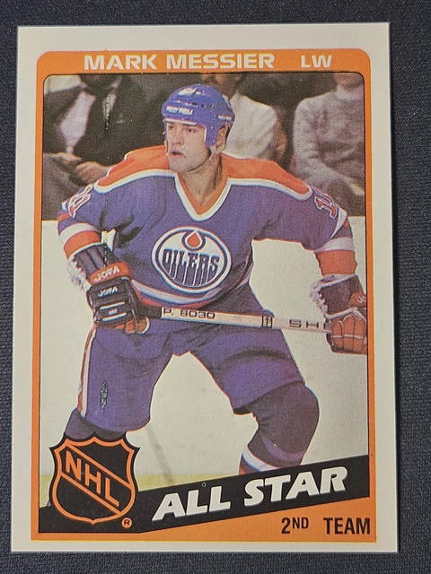 84-85 TOPPS MARK Messier All Star 🚨🚨🚨 Edmonton Oilers $9.99 - PicClick CA