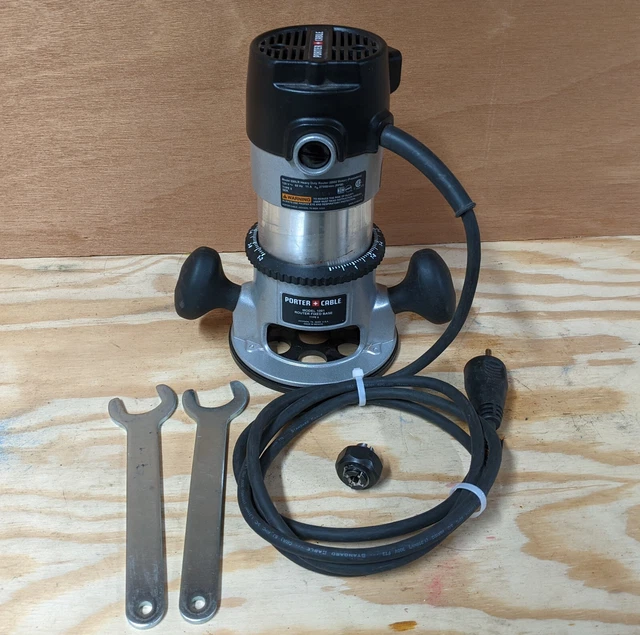PORTER-CABLE MODEL 690LR Heavy Duty Router With Model 1001 Fixed Base ...