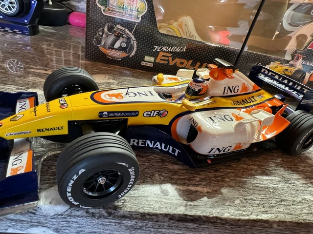 RC NIKKO EVOLUTIONT FORMULA F1 RENAULT 1/14 25KM/H Ready To Run Bison ...
