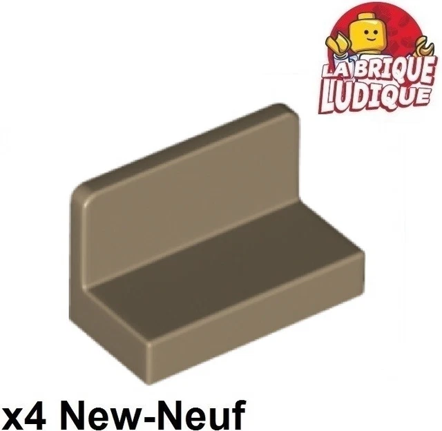 LEGO 4X PANEL Panneau 1x2x1 Rounded Corners beige foncé/dark tan 4865b ...