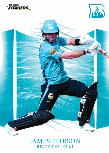 2023 2024 BRISBANE Heat BBL Cricket TLA Traders Card - James Peirson $4 ...