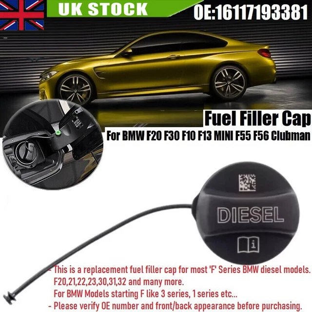FUEL FILLER CAP For BMW F20 F30 F10 F13 1 2 3 4 5/6 SERIES MINI F55 F56 ...