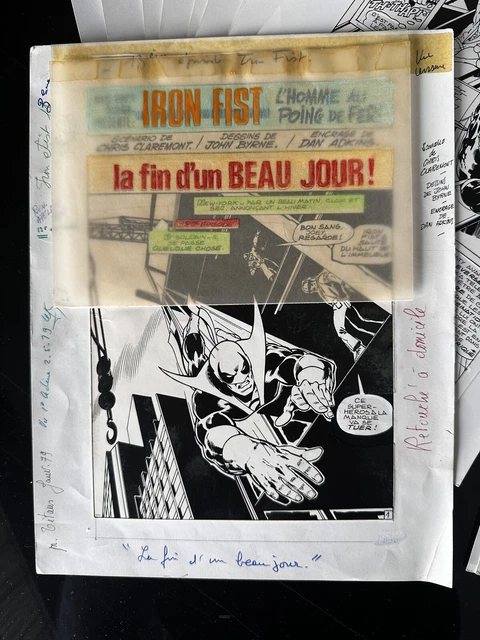 RARE POCHETTE PLANCHE Montage Iron Fist Lug Archive No Frisano 1980 ...