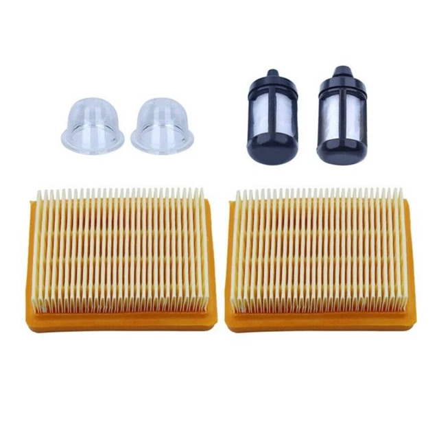 AIR FILTERS AND Fuel Filter Combo for FS91 FS91R Air Fuel Filter String ...