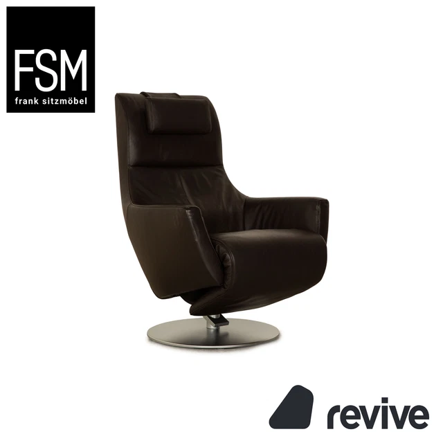 FSM STAND UP Pelle Poltrona Scuro Elettrico Funzione Guida Batteria EUR ...