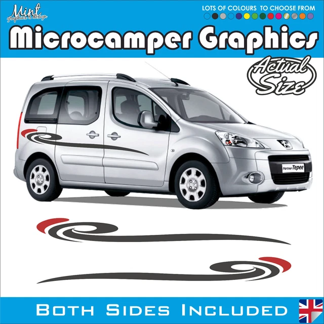 CITROEN BERLINGO MICROCAMPER Motorhome Camper Decals Stickers Vinyl ...
