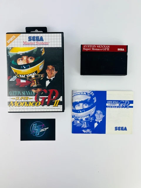 JEU SEGA MASTER System - Ayrton Senna's Super Monaco Gp Ii - Complet ...