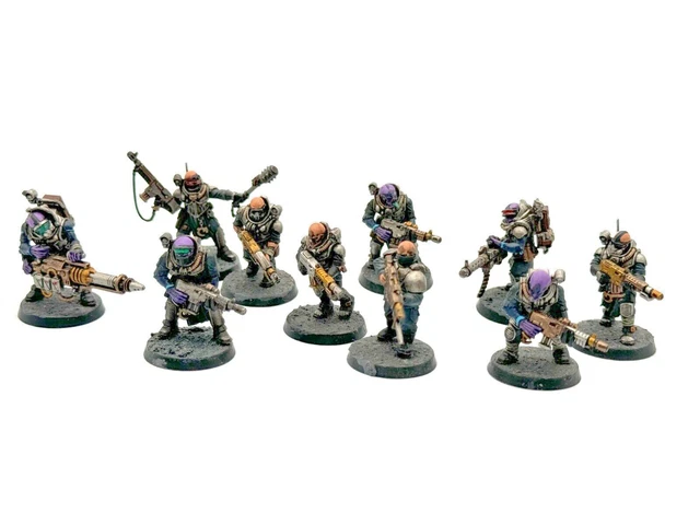 10 X HYBRIDES NEOPHYTE BIEN PEINTS Genestealer Cults Cult Warhammer 40K ...