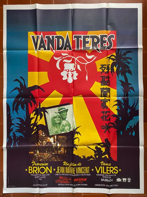 AFFICHE VANDA TERES Jean marie VINCENT Vania VILERS Francoise BRION ...