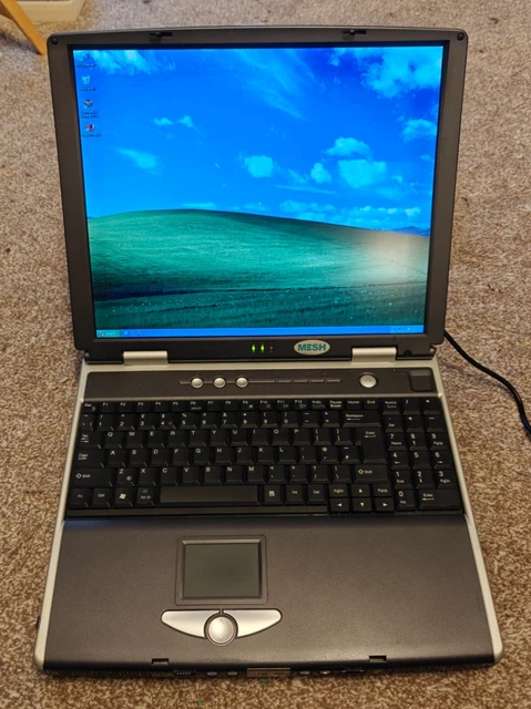 MESH CLEVO 888E 16'' ATi Laptop 2.8GHz XP Retro Gaming DVD Wifi Serial ...