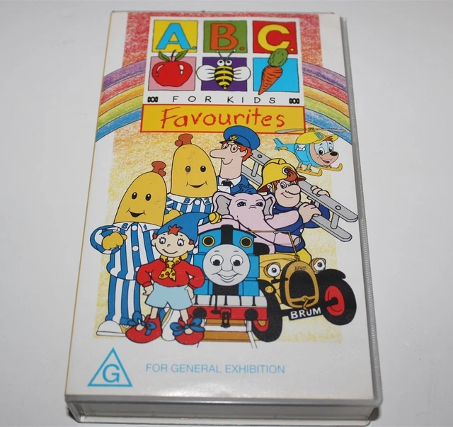ABC FOR KIDS Favourites Vhs ABC Video 1997 $19.99 - PicClick AU