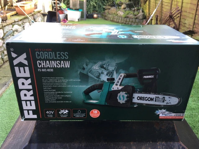 CORDLESS CHAINSAW FERREX brand new £55.55 - PicClick UK