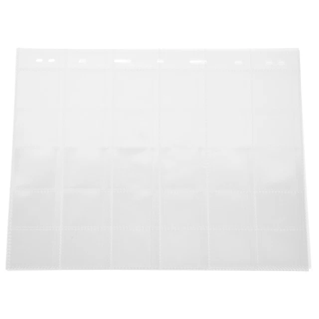 10 SHEETS COIN Collectors Albums Stamp Collecting Standard Pages ...