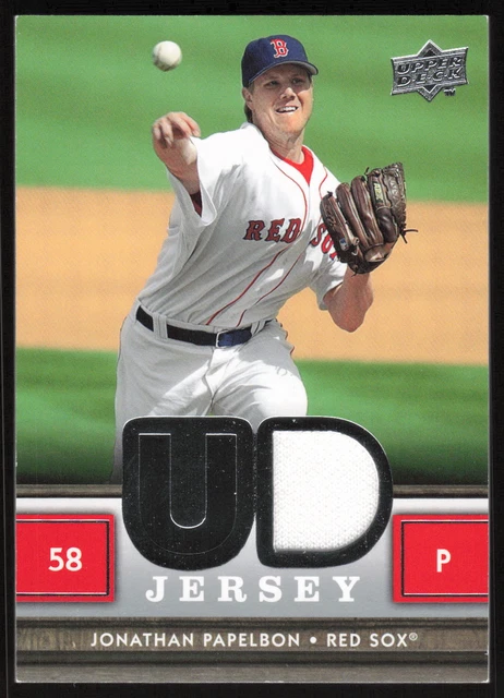 2008 UPPER DECK #UDJ-JP Jonathan Papelbon MEM Boston Red Sox Card EUR 5 ...