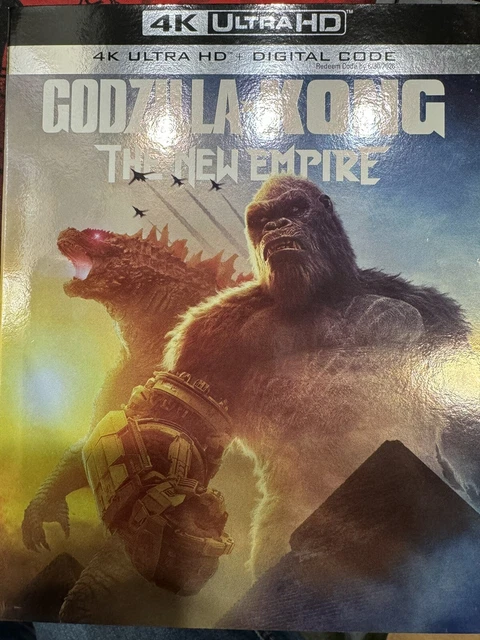 GODZILLA V KONG The New Empire 4K Ultra HD With Slip Imported VIEWED ...