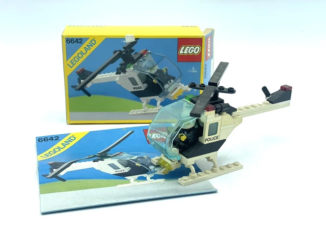LEGO CITY 6642 Police Helicopter Vintage Set Legoland # NX EUR 19,00 ...