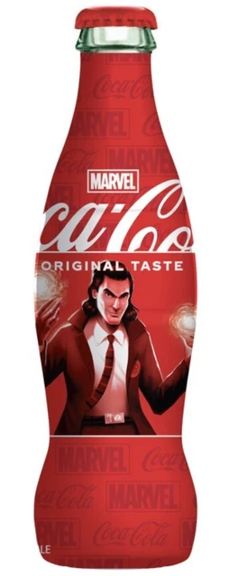 COCA-COLA X MARVEL Comic Loki Vollverpackung Flasche Cola limitierte ...