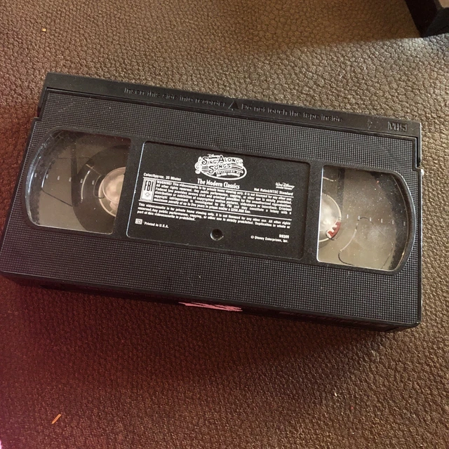 DISNEY SING ALONG Songs: The Modern Classics (VHS, 1997) Collection ...