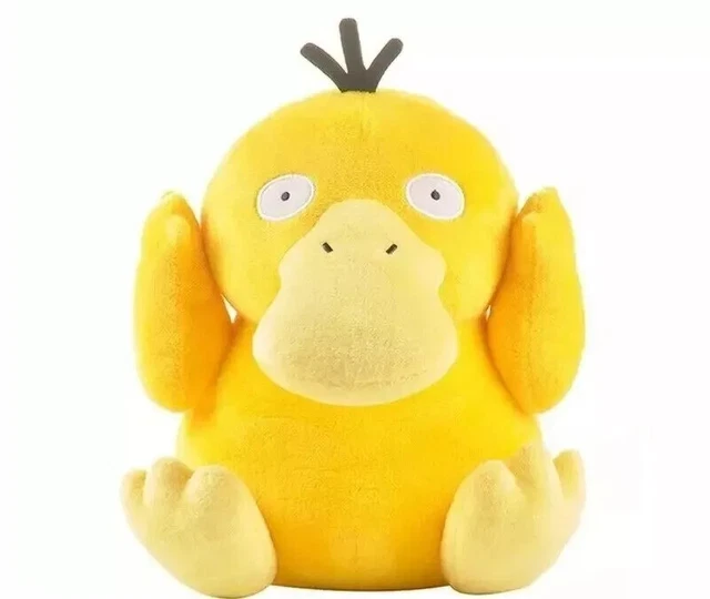 POKEMON PSYDUCK PLUSH Toy Kids Yellow Teddy Soft Stuffed Gift 25cm Gift ...