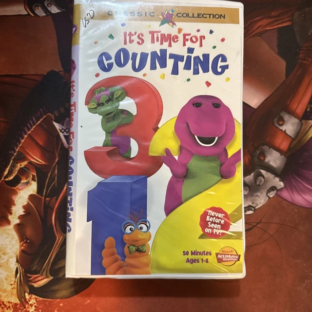 BARNEY - ITS Time For Counting (VHS, 1998) $11.00 - PicClick CA