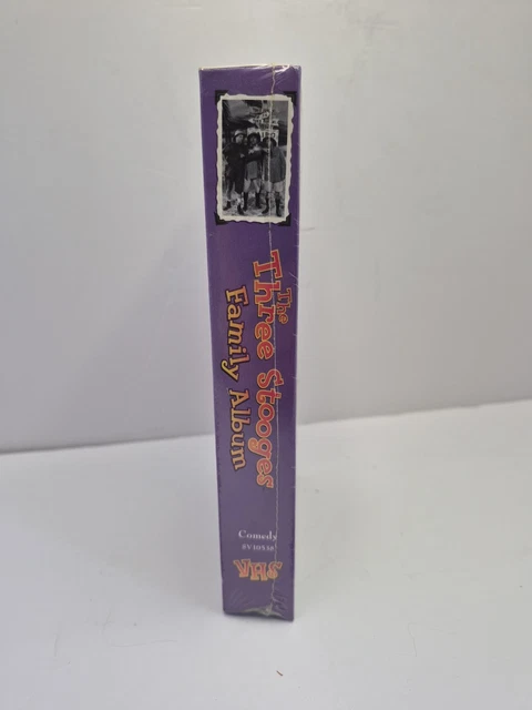 THE THREE STOOGES: Family Album (VHS, 1998) Brand New! Sealed $14.99 ...