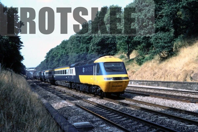 35MM SLIDE BR British Rail Diesel HST Intercity 125 253 006 Sonning ...