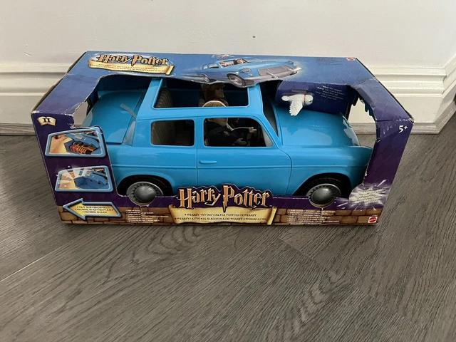 HARRY POTTER MATTEL Weasley Flying Car 2001 Ford Anglia Never Opened ...
