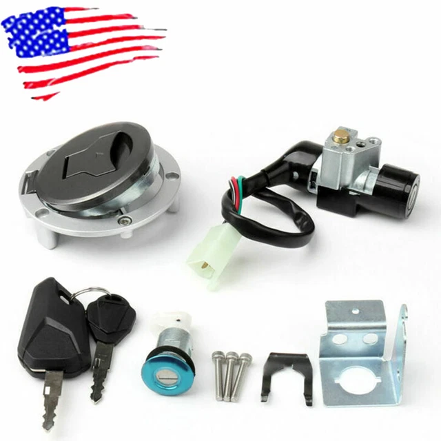 IGNITION SWITCH FUEL Gas Tank Cap Keys Lock Set For Honda Grom 125 ...