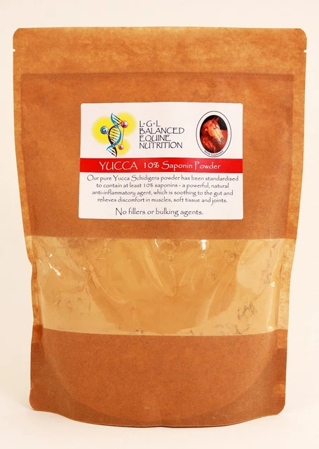 YUCCA POWDER 1KG, horse equine gut, joints, pain & inflammation relief ...