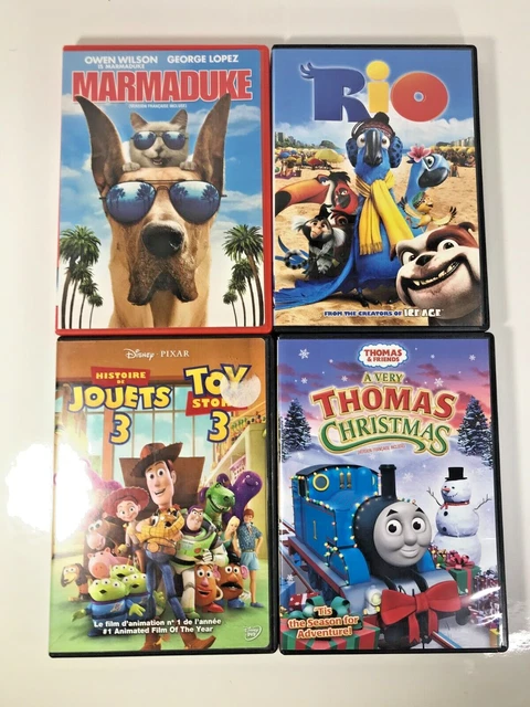 LOT OF 15 Kids Family DVDs Rio Benji Marmaduke Grinch Thomas Mary ...