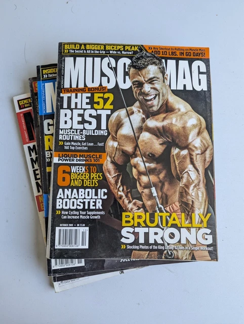 MUSCLEMAG - BODY Building Magazine Bundle - Set of 4 - 2009 £25.00 ...