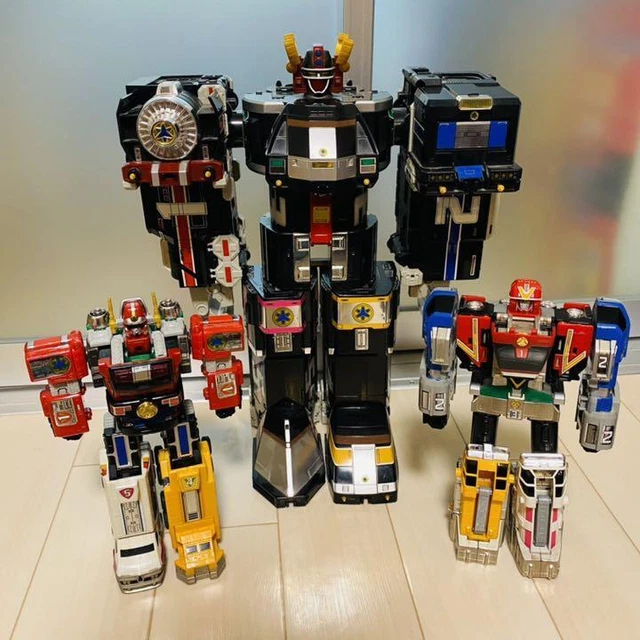 POWER RANGERS LIGHTSPEED Rescue GoGoFive DX Megazord 3pSet Victory Robo ...