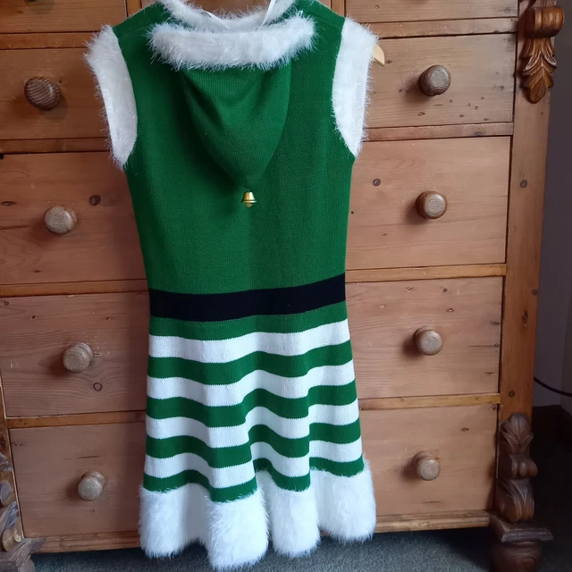 PRIMARK ADULT CHRISTMAS Elf Costume Knitted Dress Hat, Size 6/8 £6.52 ...