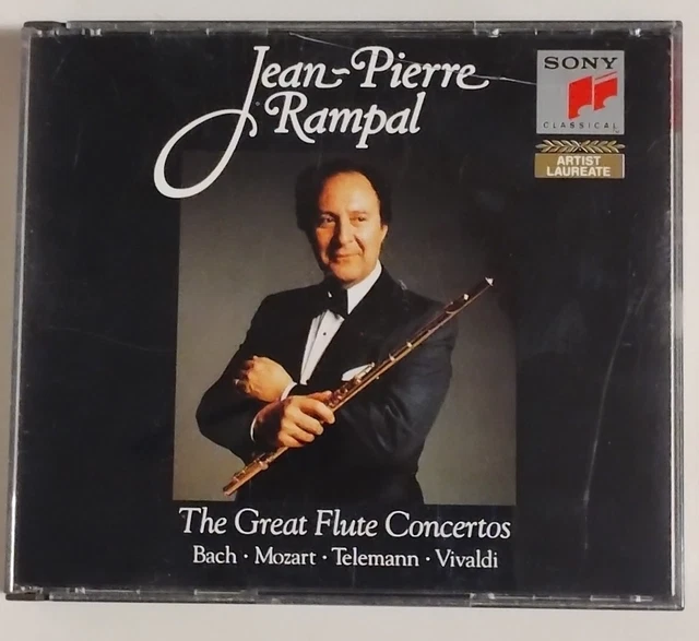 JEAN-PIERRE RAMPAL - The great flûte concertos - double CD EUR 14,00 ...