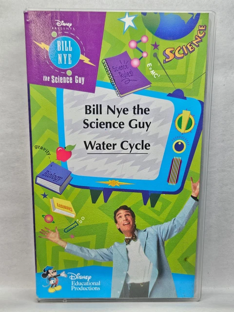 BILL NYE THE Science Guy Water Cycle VHS TAPE Disney Educational ...